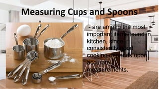 UTILIZE KITCHEN TOOLS AND EQUIPMENT | PPTX