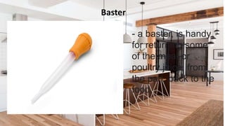 UTILIZE KITCHEN TOOLS AND EQUIPMENT | PPTX