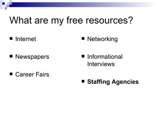 Utilizing Free Resources | PPT