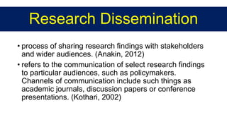Utilizing and sharing basic education research | PPT