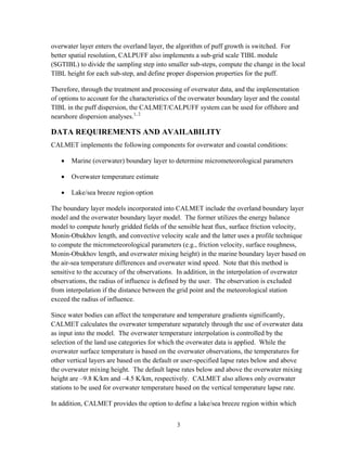 Utilizing CALPUFF for Offshore and Nearshore Dispersion Modeling ...