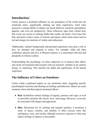 Utilizing Color Energy for Personal Wellness_ The Practice of Color ...