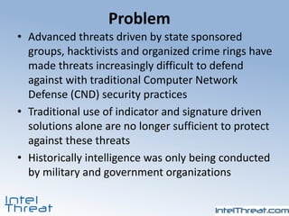 Utilizing cyber intelligence to combat cyber adversaries (OA Cyber ...