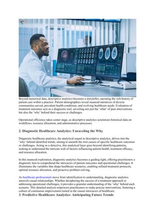 Utilizing Four Kinds of Healthcare Analytics in Your Practice | PDF