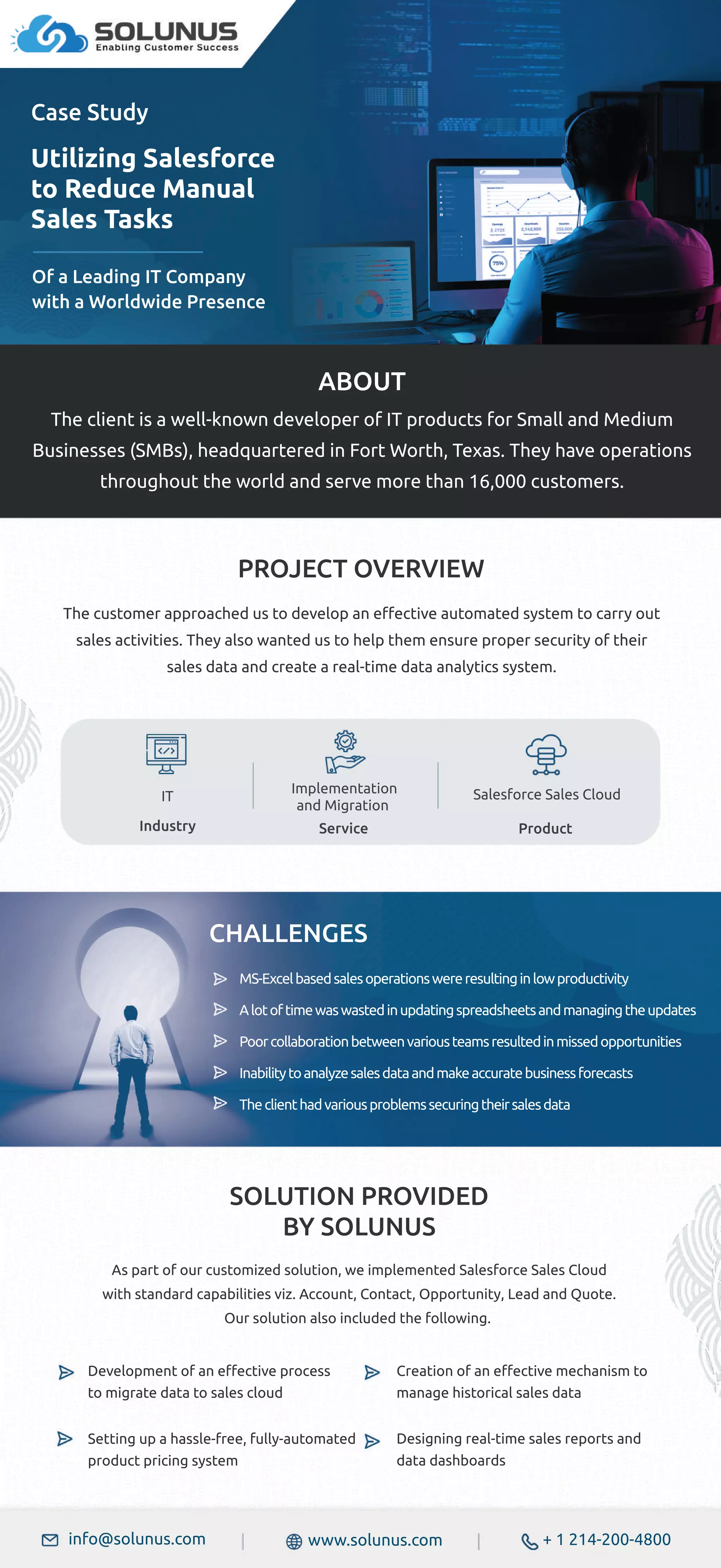 Utilizing salesforce to reduce manual sales tasks | PDF | Business ...