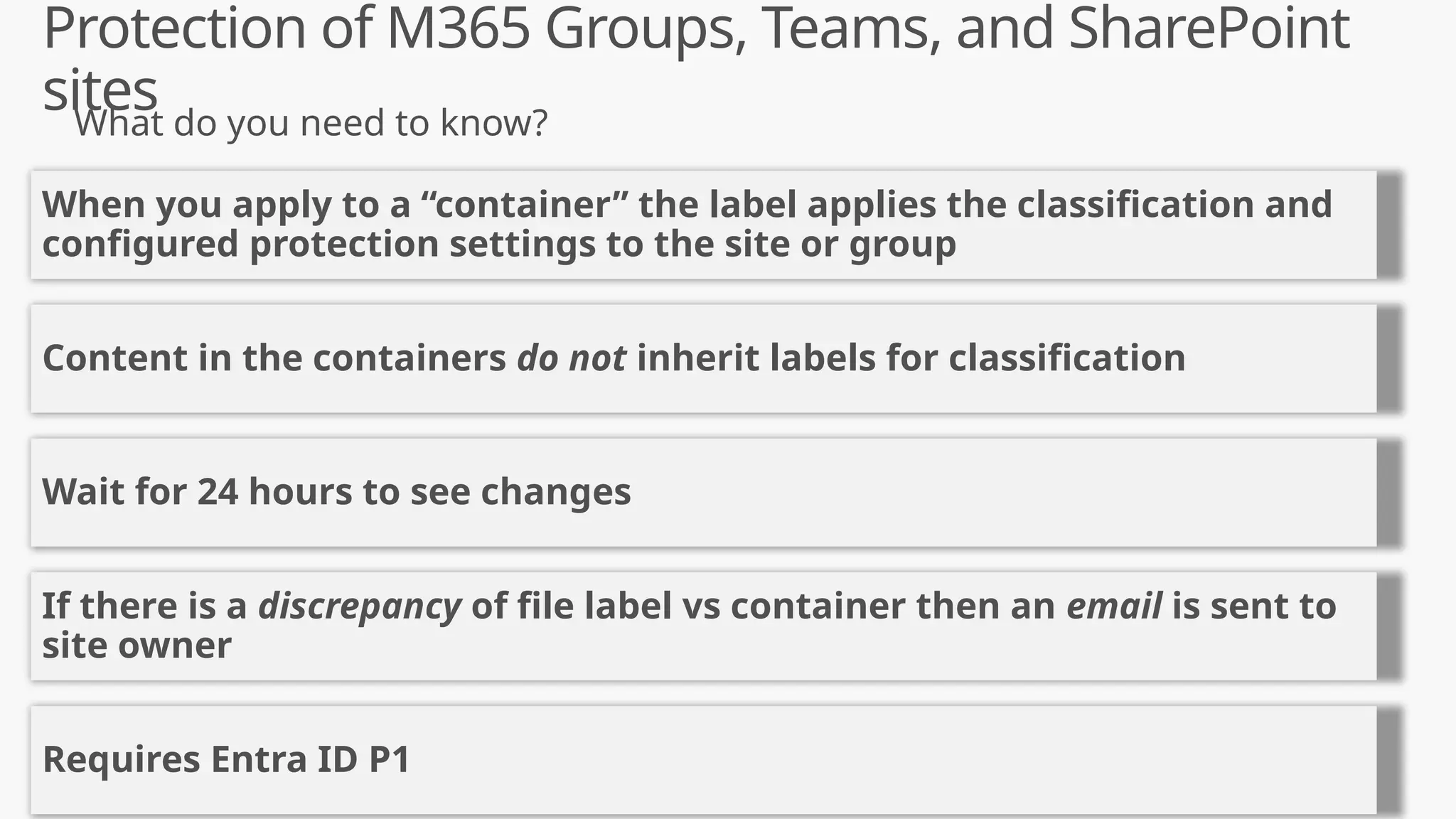 Utilizing sensitivity labels for Teams - Groups - and SharePoint.pptx