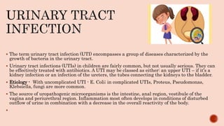 URINARY TRACT INFECTION IN CHILDREN | PPTX