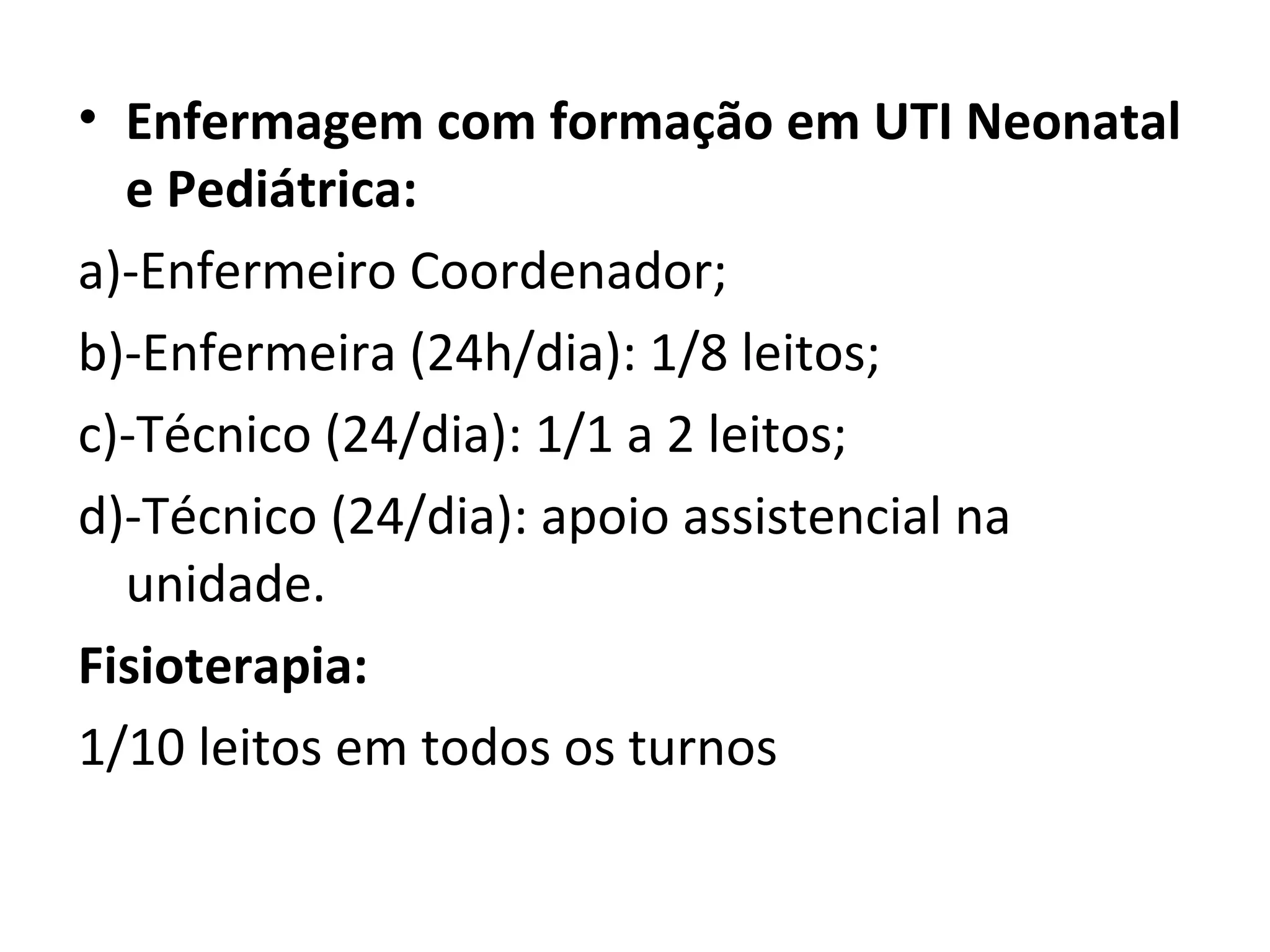 Enfermagem em Uti neonatal e pediátrica | PPT