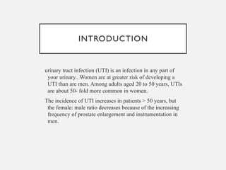 urinary tract infection slideshare .pptx