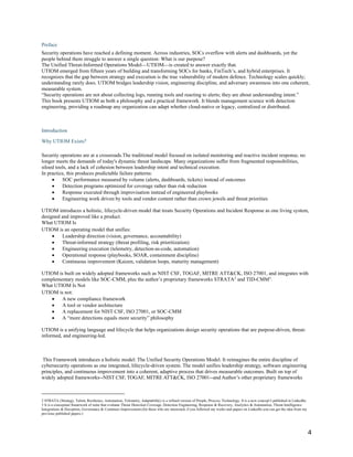 Unified Threat Informed Operation Model UTIOM Framework-latest-v1.0 | PDF