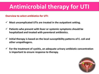 OVERVIEW of Uncomplicated Lower Urinary Tract Infection in women Dr ...