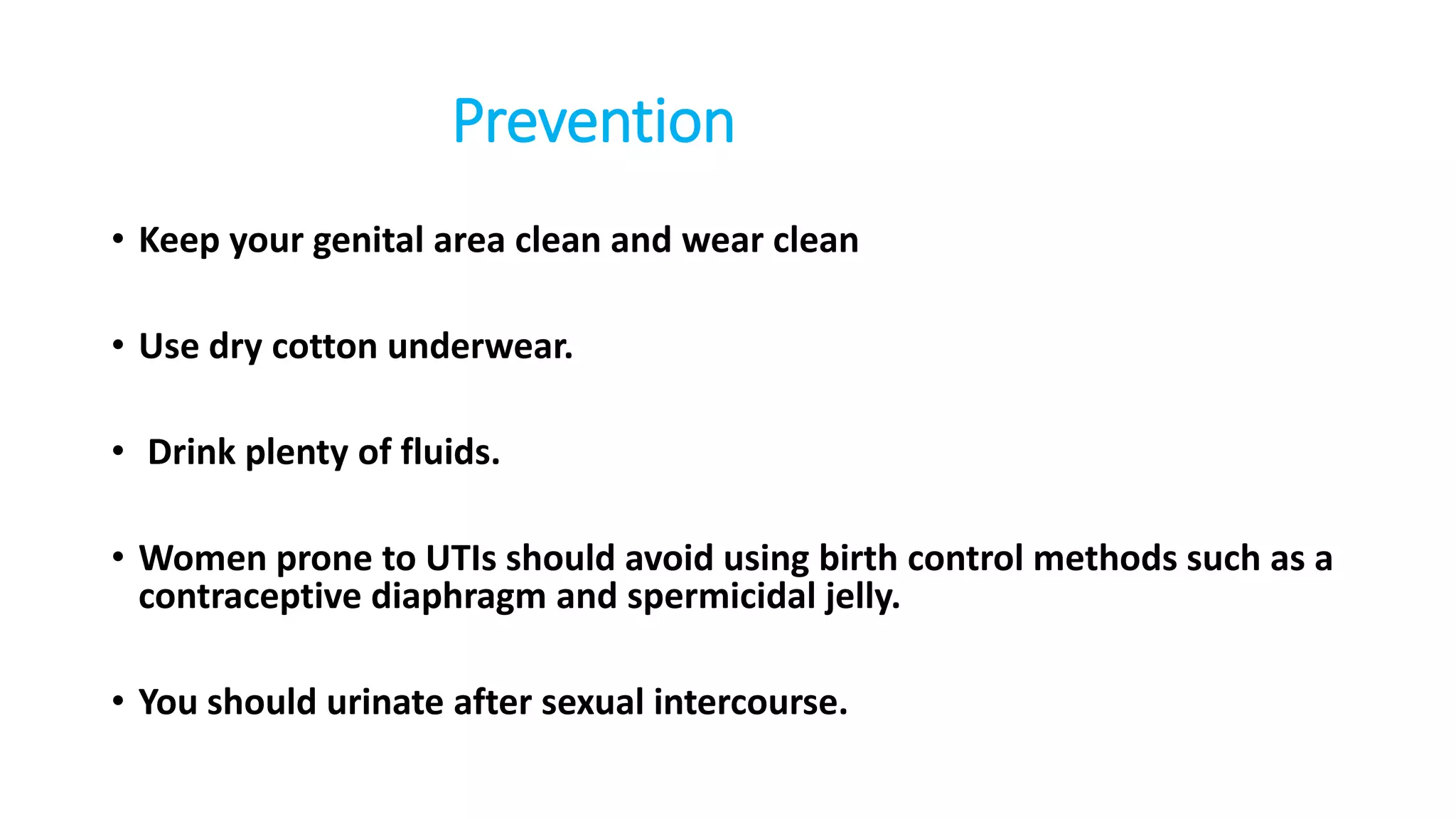 Urinary tract infection patient education | PPTX