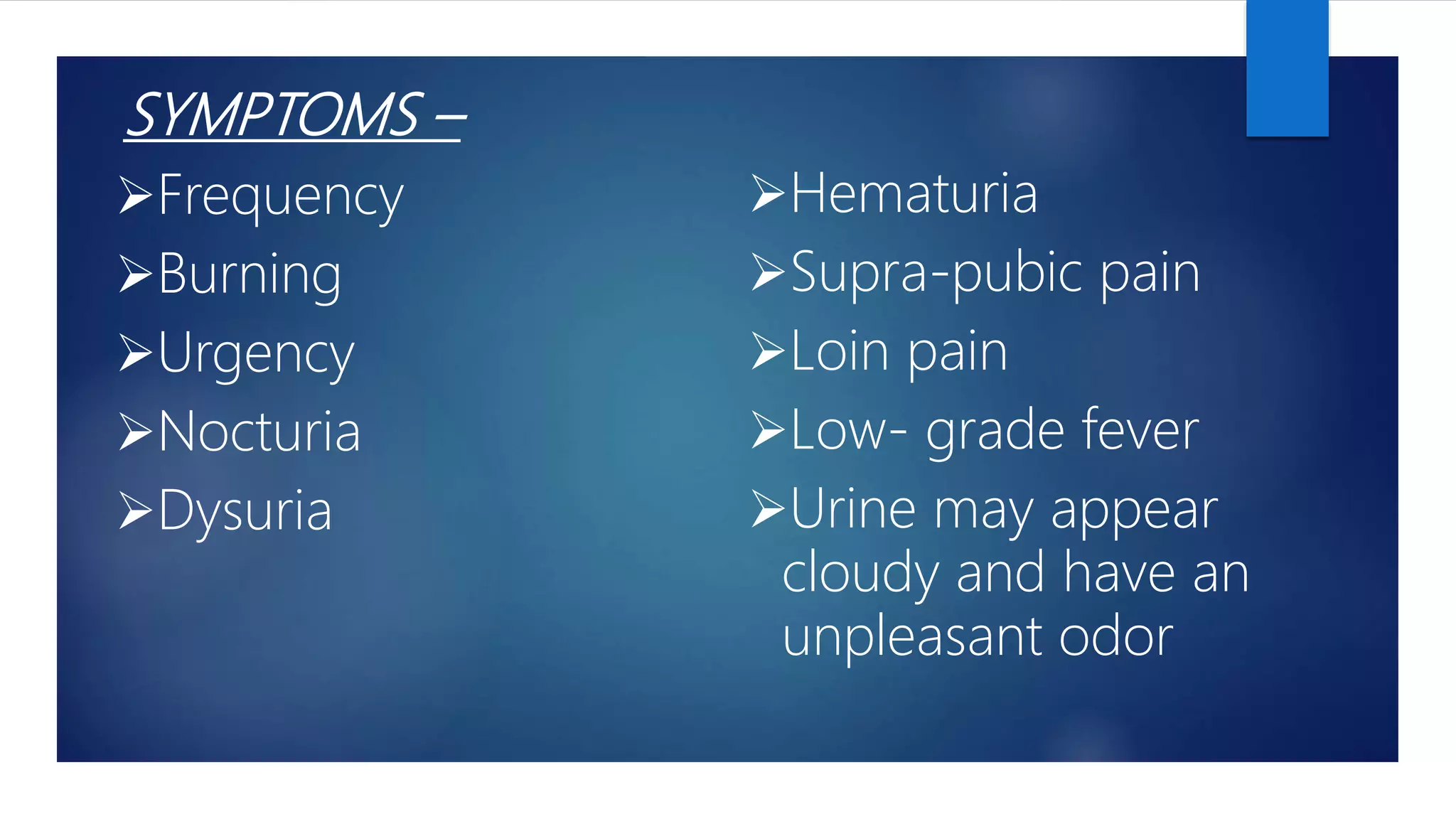 Urinary track infection | PPTX