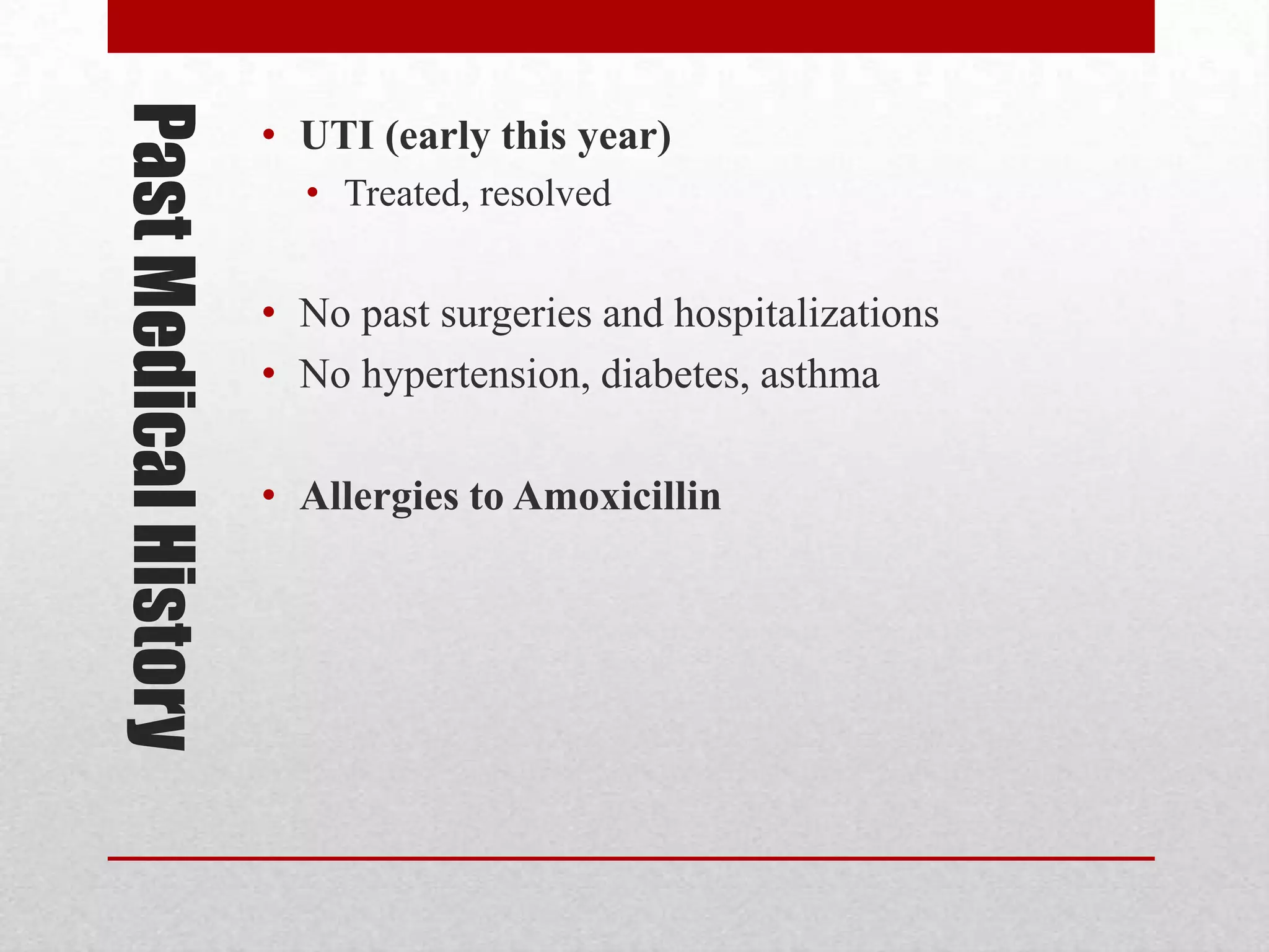 UTI Case Presentation | PPTX