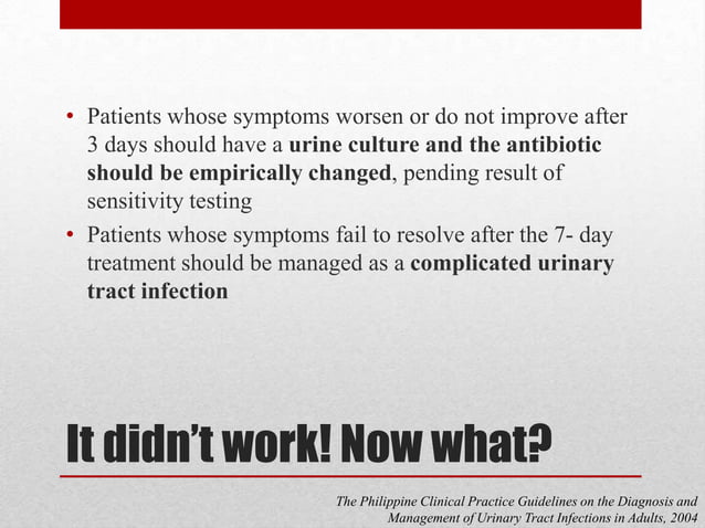 UTI Case Presentation | PPTX | Sexual Conditions | Sexual Health