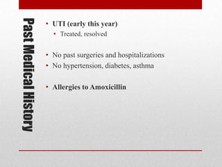 UTI Case Presentation | PPTX
