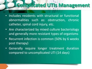 Treatment of Urinary Tract Infections | PPTX
