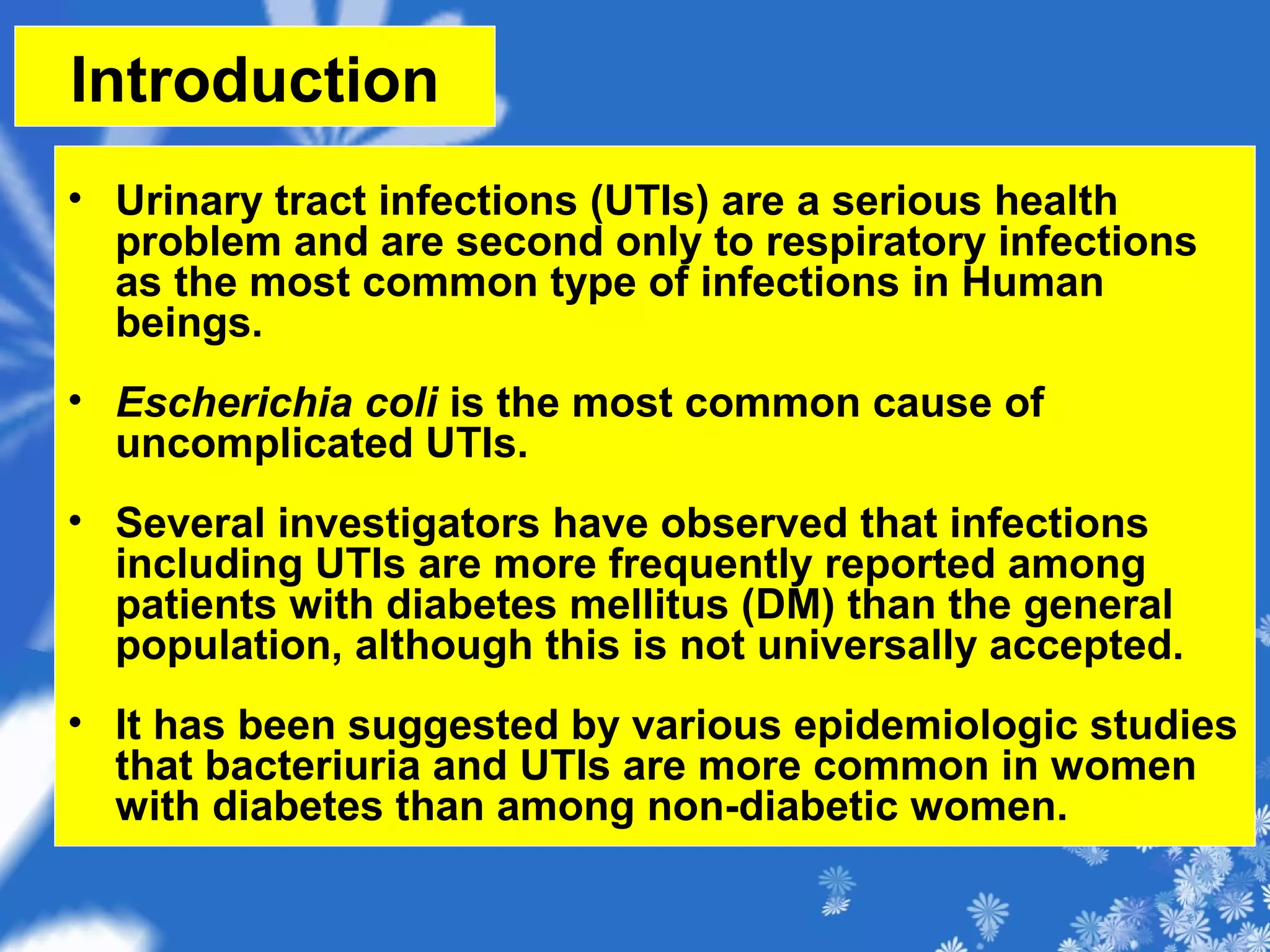 Urinary Tract Infections in Diabetics-Libya | PPT