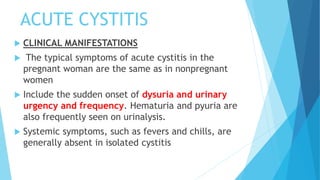 UTIs in pregnancy | PPTX
