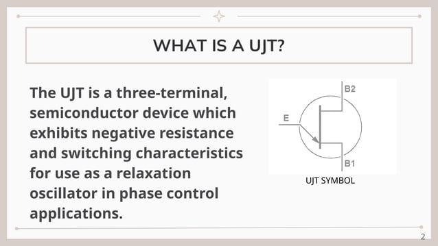 A presentation On ujt using transistor circuut | PPT