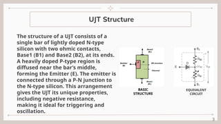 A presentation On ujt using transistor circuut | PPTX
