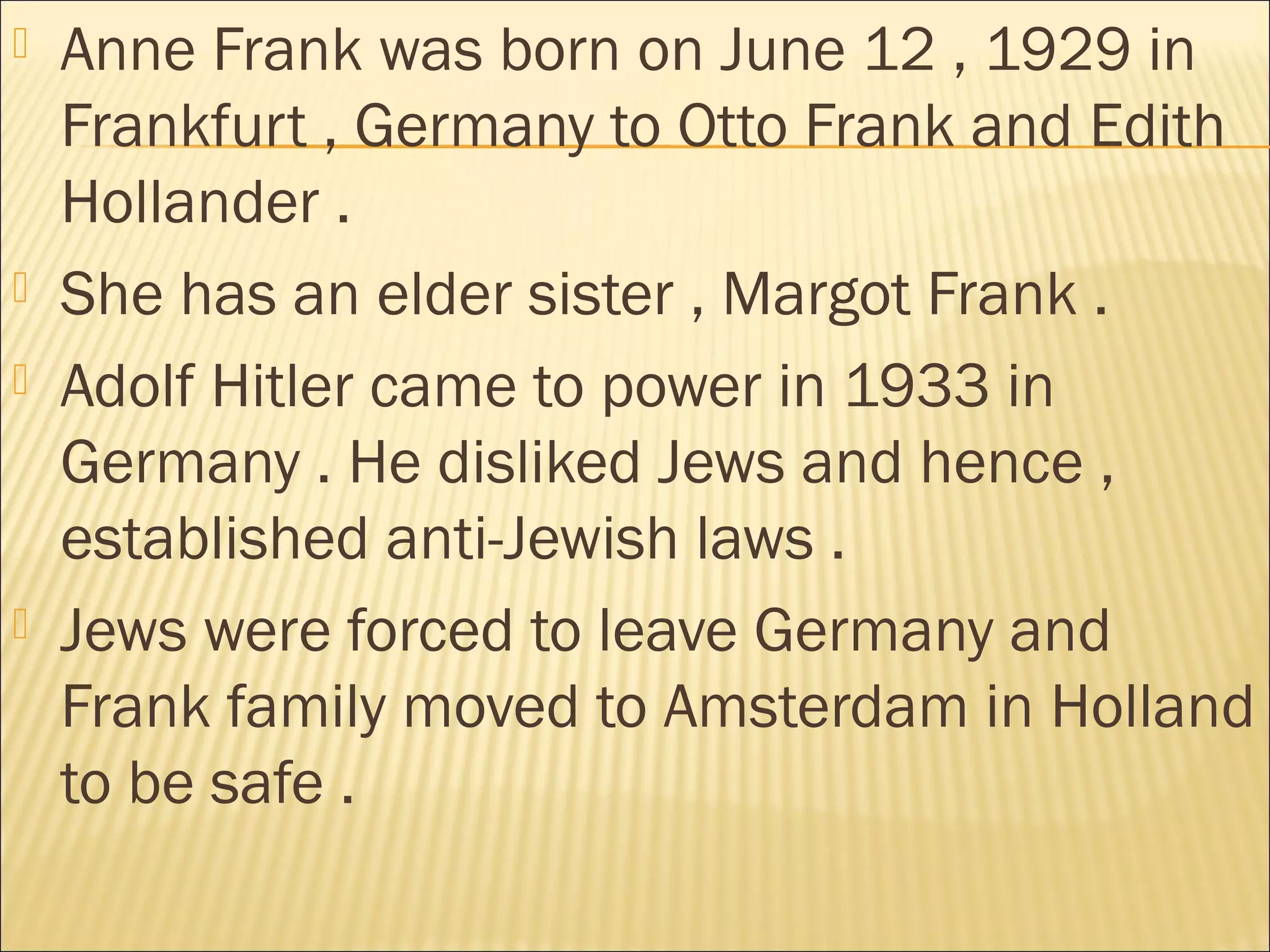 DIARY OF A YOUNG GIRL -ANNE FRANK | PPT