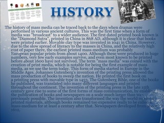 MEDIA AND THEIR TYPES | PPT