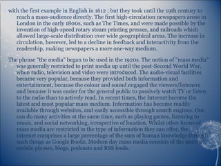 MEDIA AND THEIR TYPES | PPT