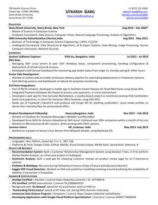 Utkarsh garg final resume | PDF