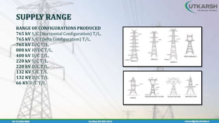 Utkarsh India Limited is the leading transmission line towers ...