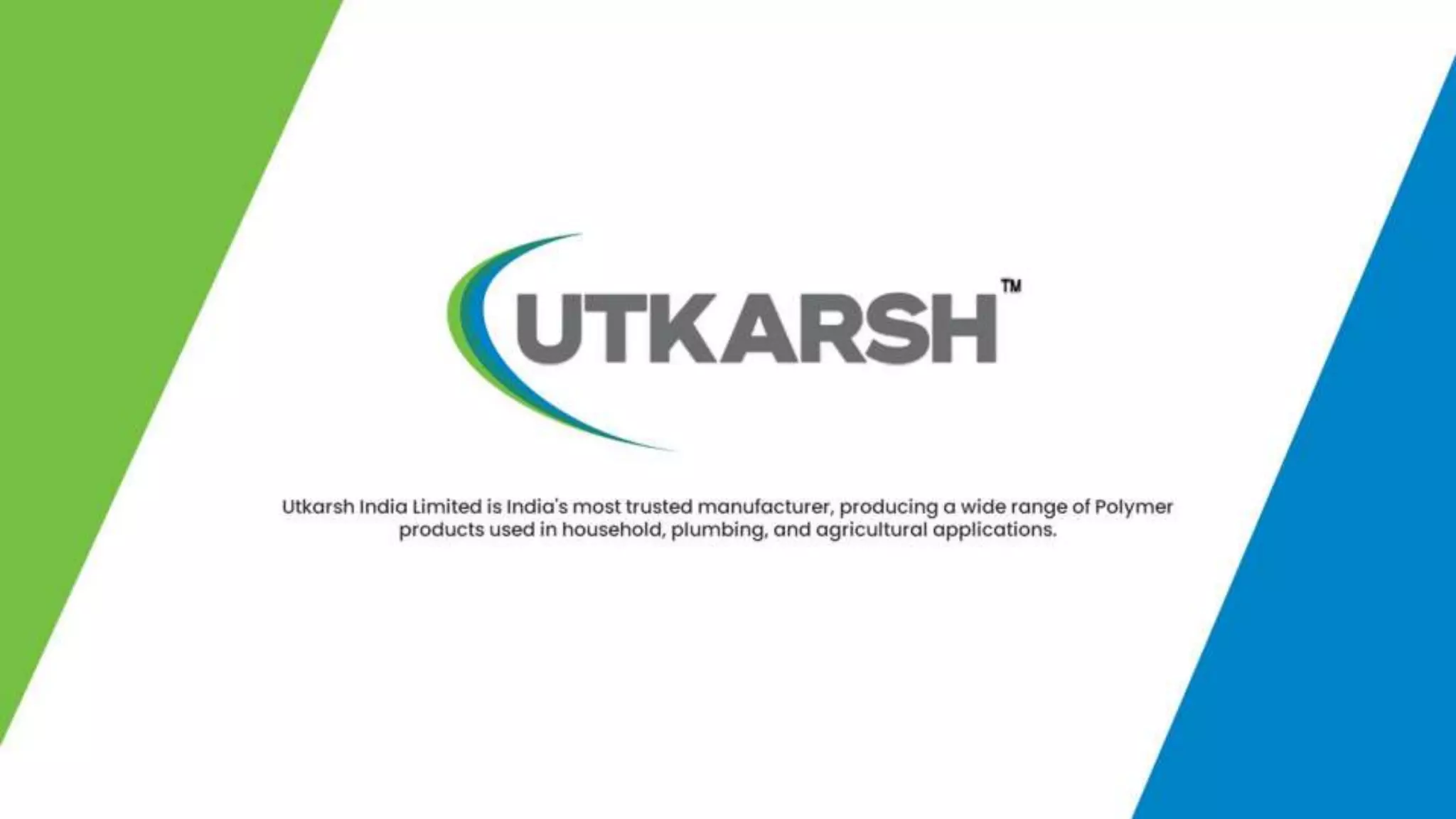 Utkarsh India Pipe and Fitting | PPTX