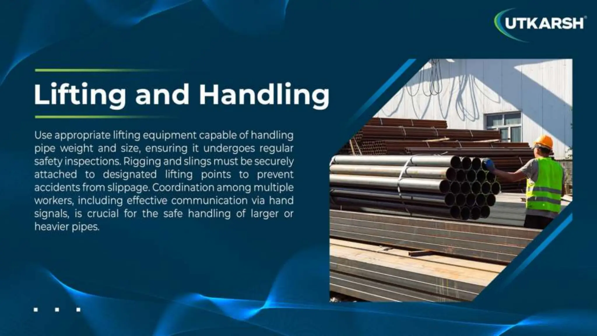 Safety protocols for handling and installing steel pipes | PPTX