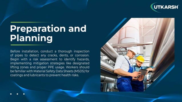 Safety protocols for handling and installing steel pipes | PPT