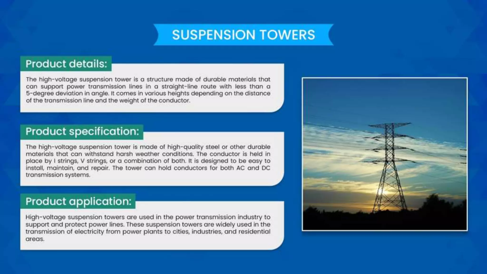 Different Types of Transmission Towers and Their Applications | PPT