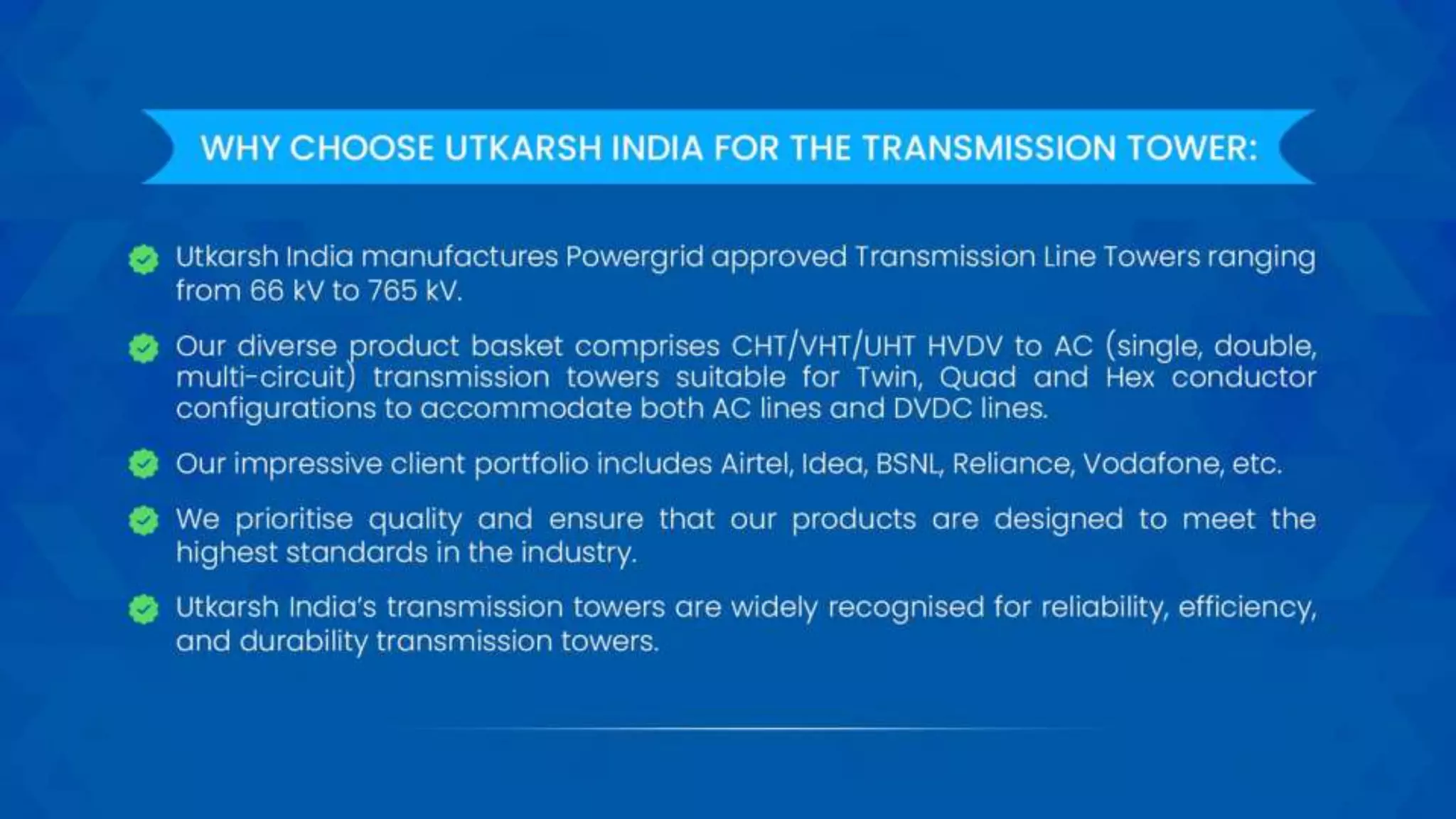 Different Types of Transmission Towers and Their Applications | PPT