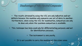 Utkarsh (Video Spectral Comparator).pptx