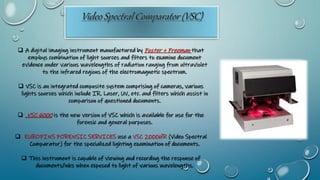 Utkarsh (Video Spectral Comparator).pptx