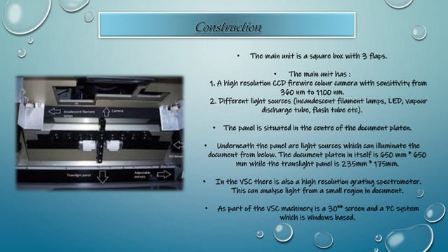 Utkarsh (Video Spectral Comparator).pptx | Cameras and Camcorders ...