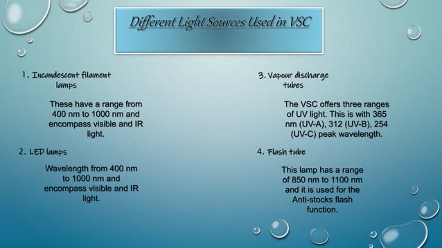 Utkarsh (Video Spectral Comparator).pptx | Cameras and Camcorders ...