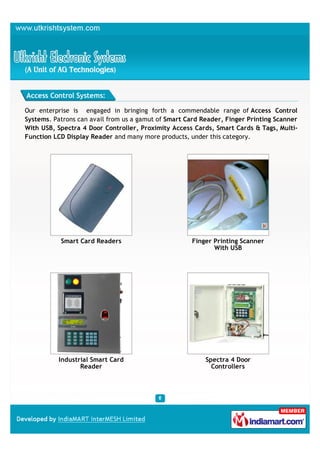 Utkrisht Electronic Systems, Delhi, Security Systems | PDF | Manufacturing Industry | Industries