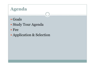 Utk Study Tour Orientation Glmba | PPT