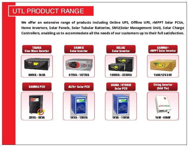 UTL SOLAR COMPANY PROFILE - 2022 | PDF