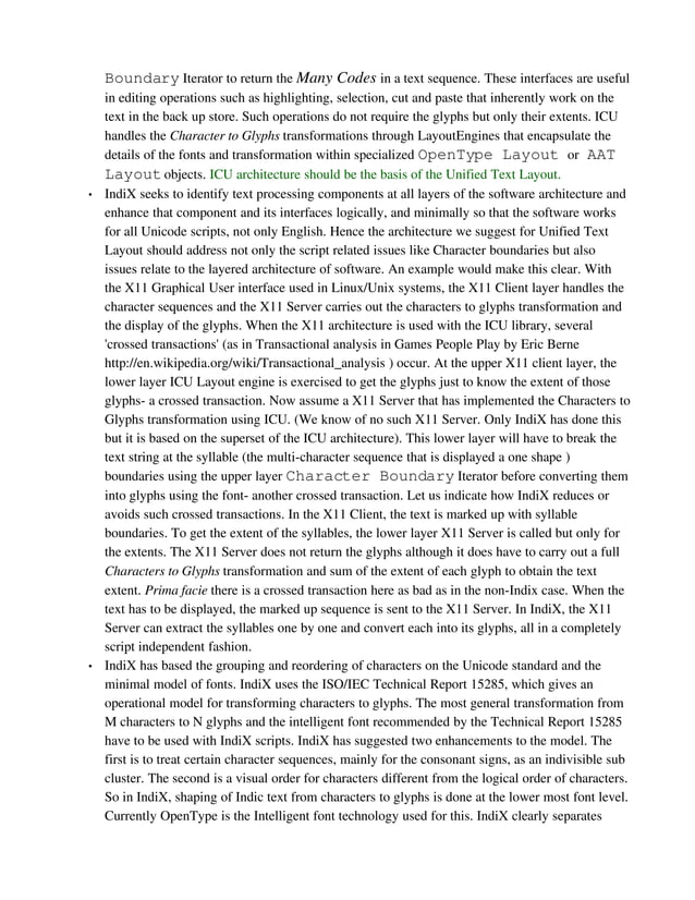 Unified Text Layout Engine for FOSS Systems -Paper | PDF