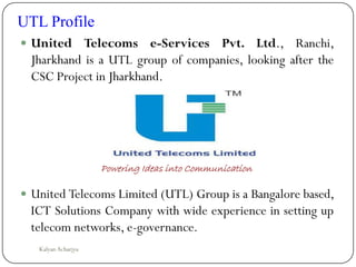 Internship Presentation B.Tech Communication Networks | PDF