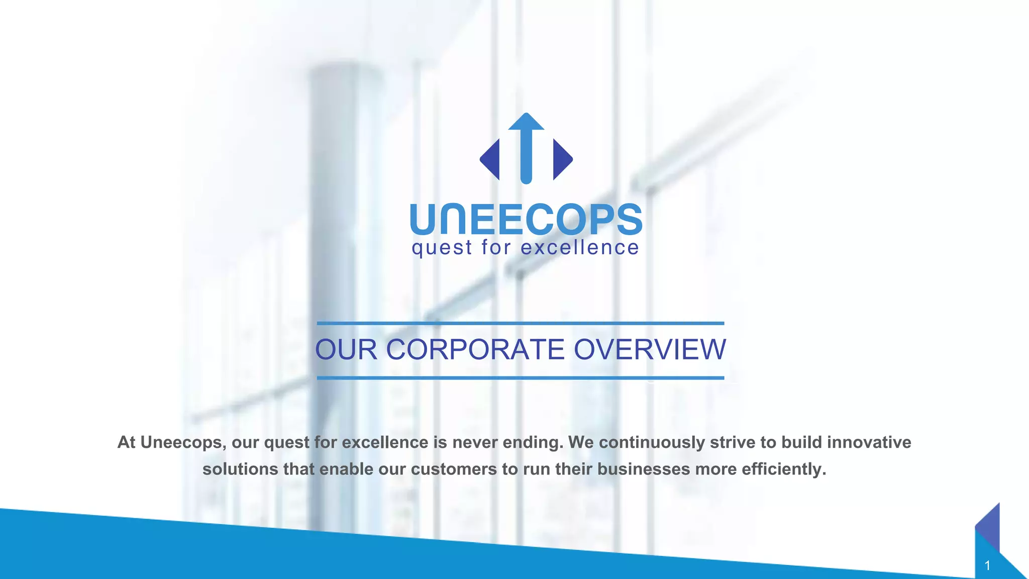 Uneecops Technologies Ltd SAP Business One Gold Partner | PPTX