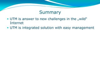 Unified Threat Management | PDF | Internet | Computing