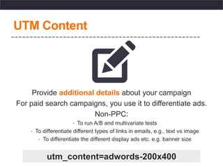 UTM Code Decoded | PPTX