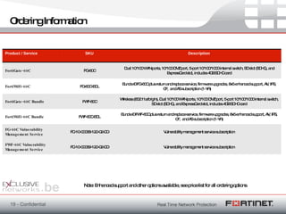 FortiGate 60C | PPT | Operating Systems | Computer Software and Applications