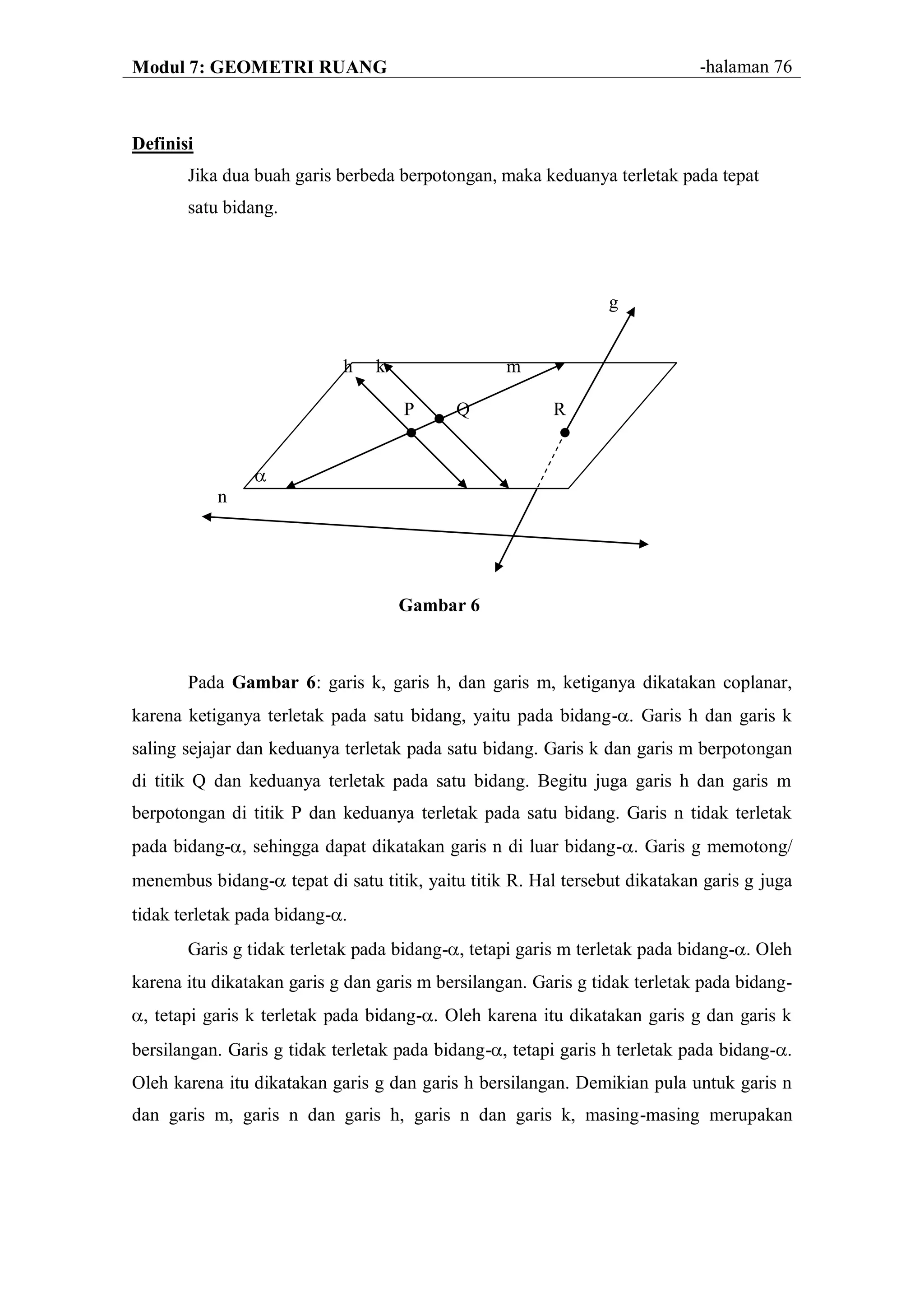 Modul Geometri Ruang | PDF