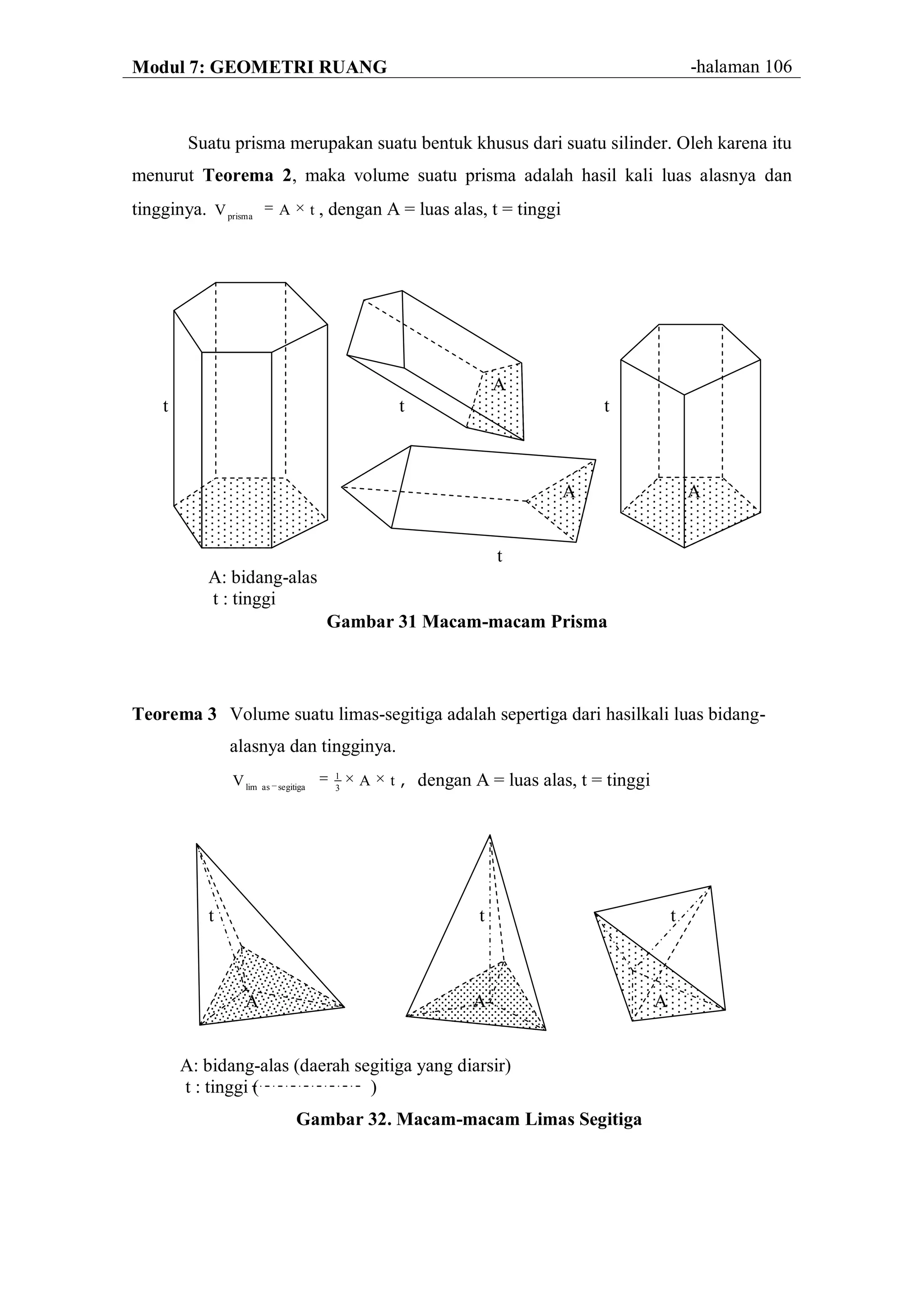 Modul Geometri Ruang | PDF